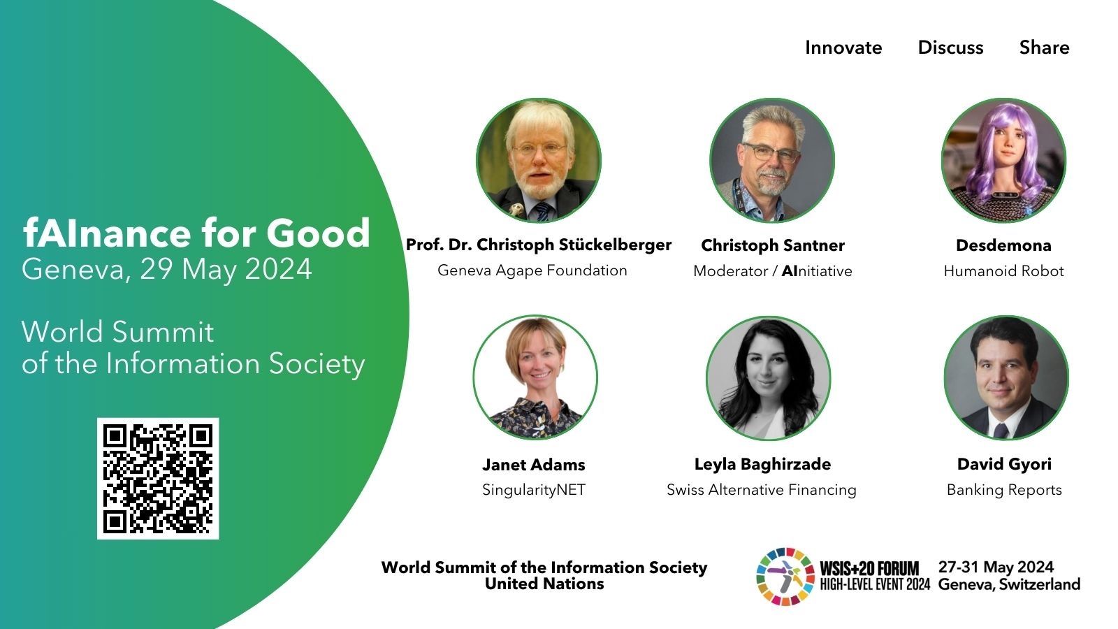 Our "fAInance for Good Panel" at the United Nations in Geneva - AInitiative